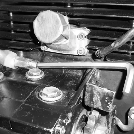 Tightening Nut on Engine Frame Brace - Penton Owners Group